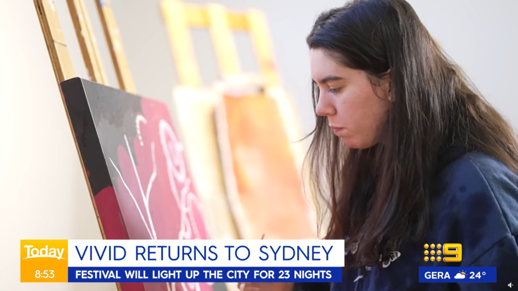 NAS Student Coda Ridley on Today Show - National Art School